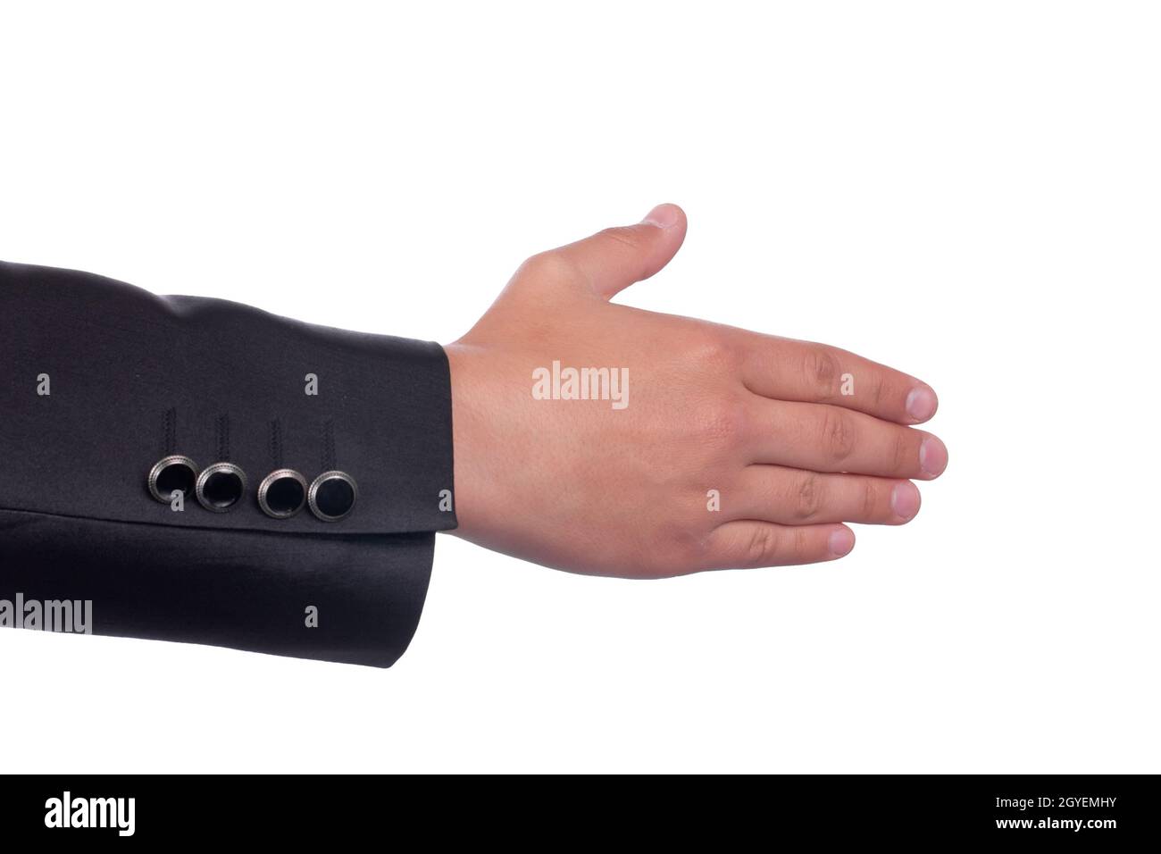 Shake hand ,isolated on white Stock Photo - Alamy