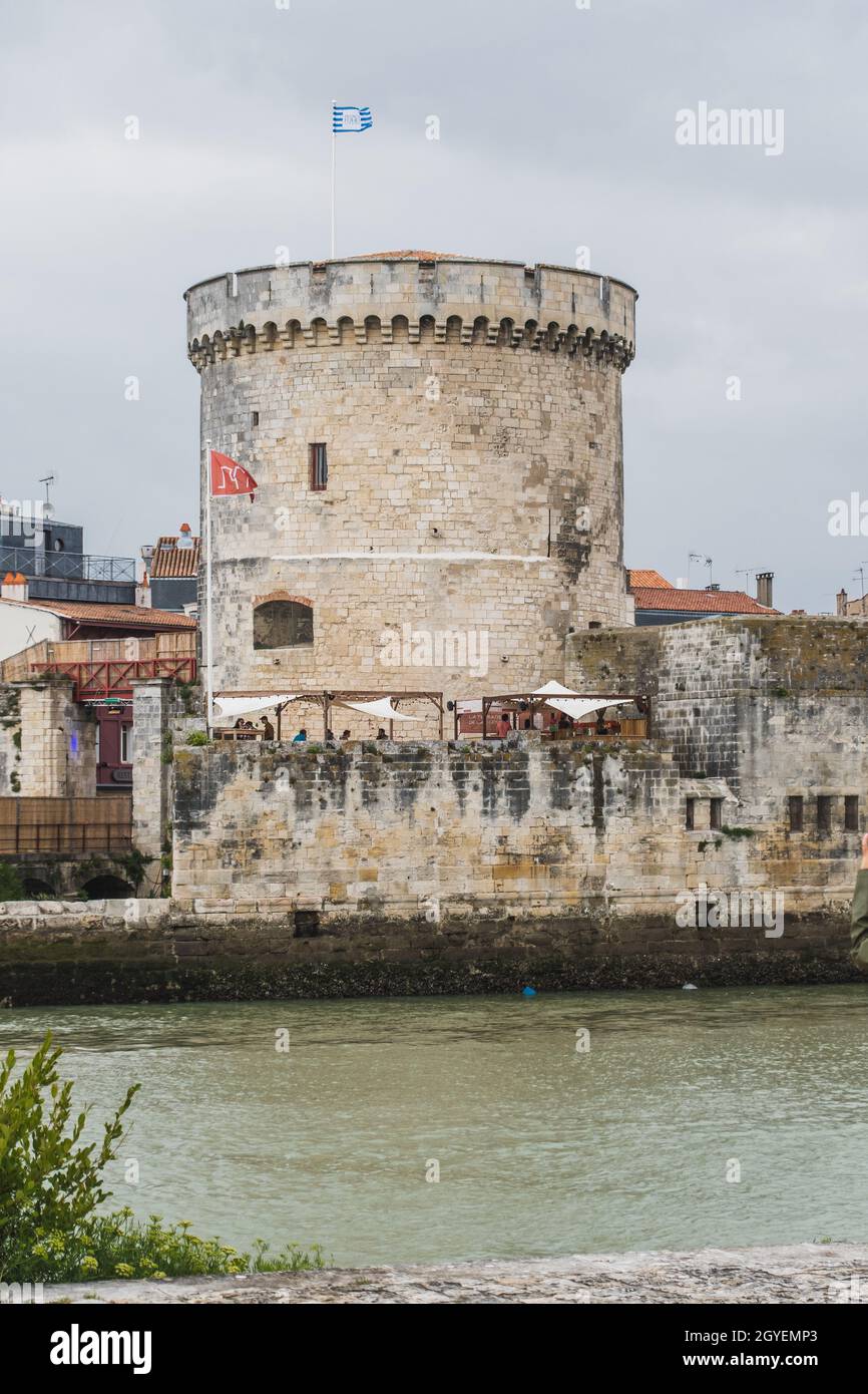 The Chain Tower at La Rochelle in Charente-Maritime in France Stock ...