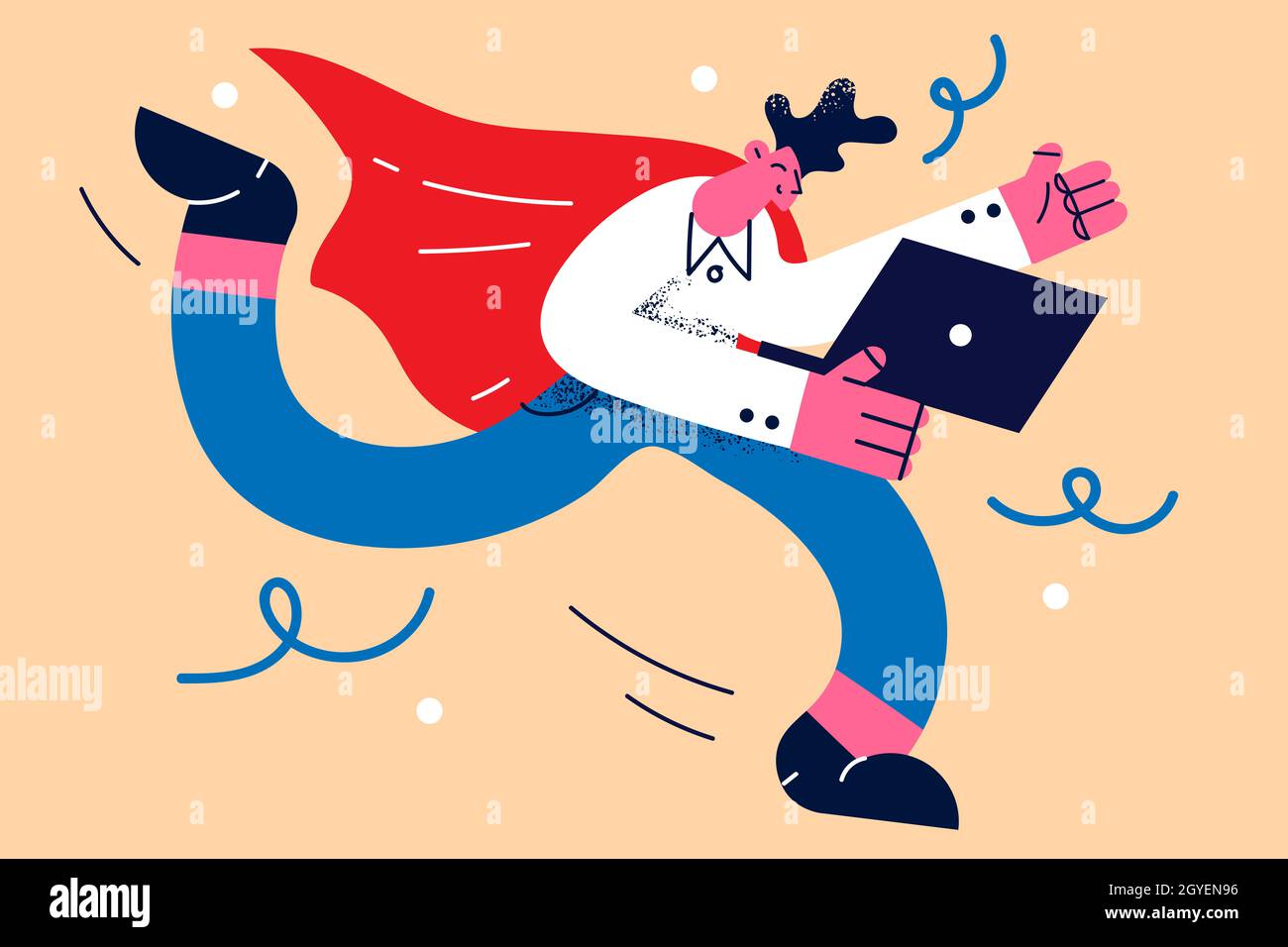 Superhero team running hi-res stock photography and images - Alamy