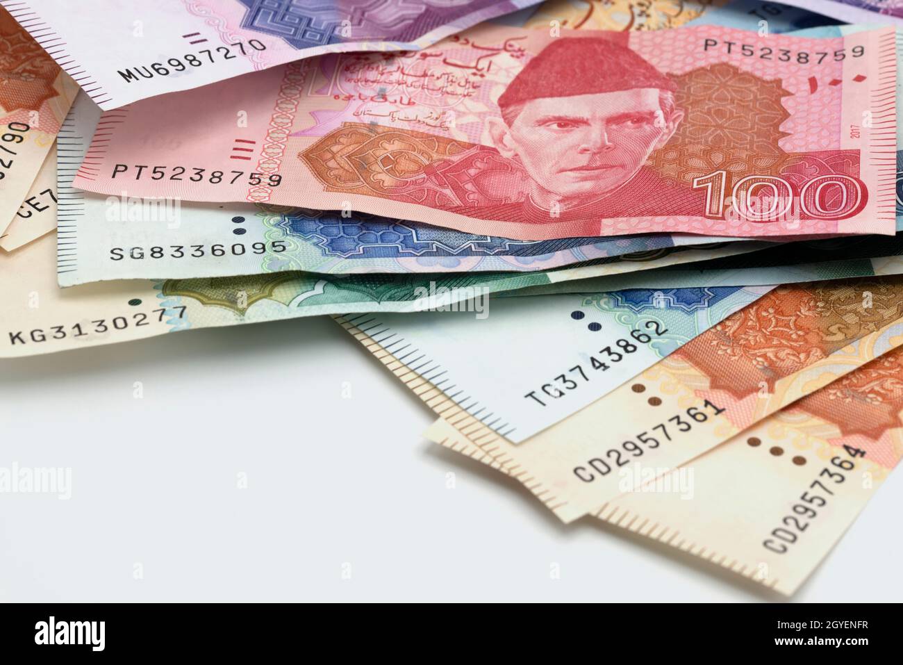 Pakistani Rupees, Pakistani currency notes Stock Photo - Alamy