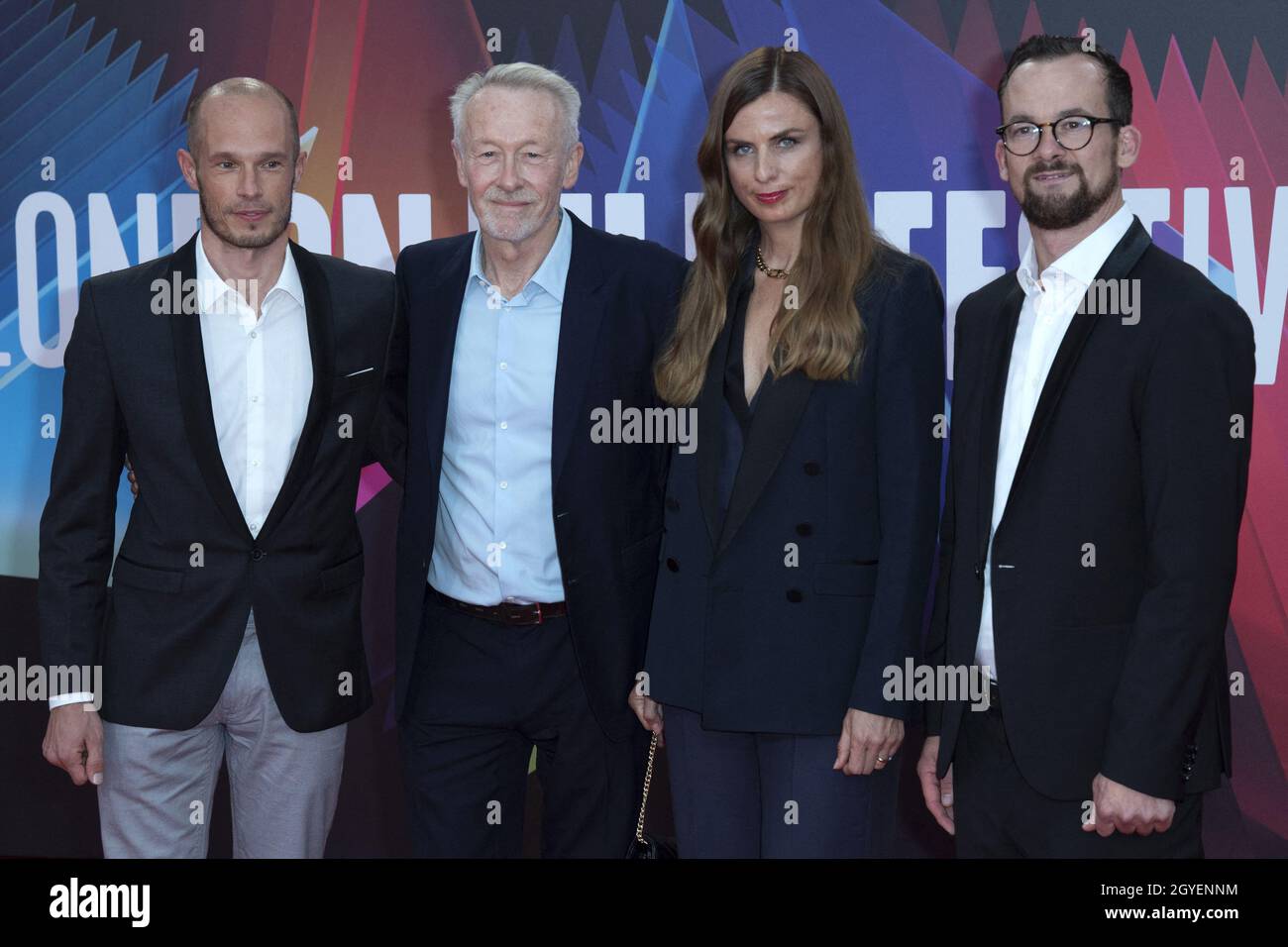 London, UK. Oct 7th 2021: Ben von Dobeneck, Paul Webster, Janine Jackowski and Jonas Dornbach ...