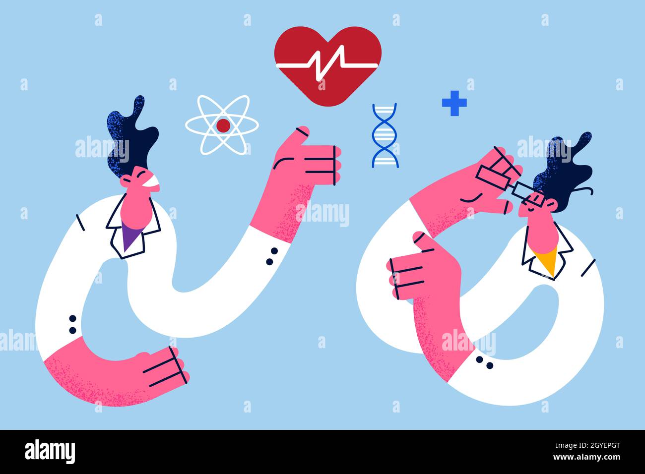 Medical research and science concept. Biochemical science laboratory ...