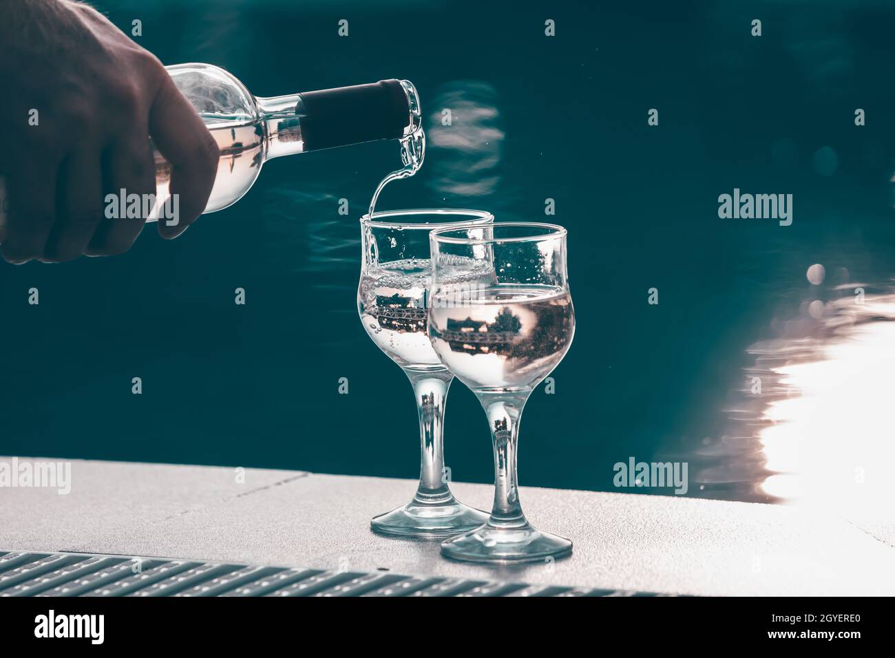 Luxury hotel wine pool holiday vacation hi-res stock photography and ...