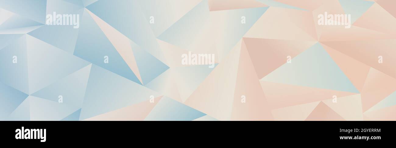 Abstract blue gradient triangles of different sizes - Vector ...