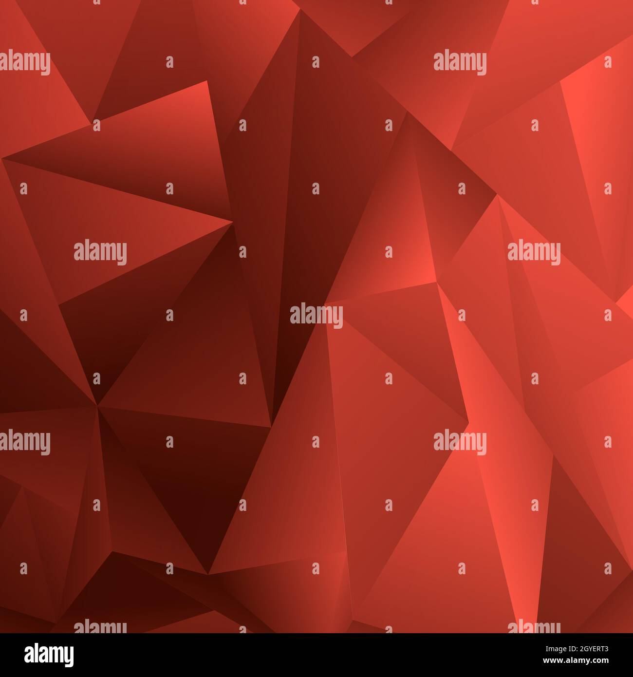 Abstract red gradient triangles of different sizes - Vector ...