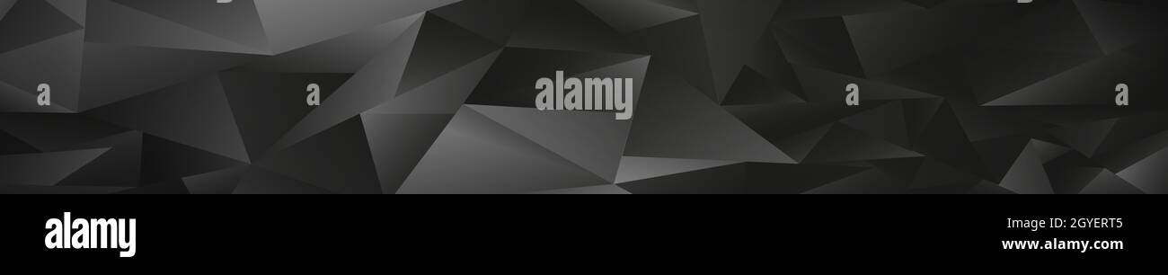 Abstract black and gray gradient triangles of different sizes - Vector ...