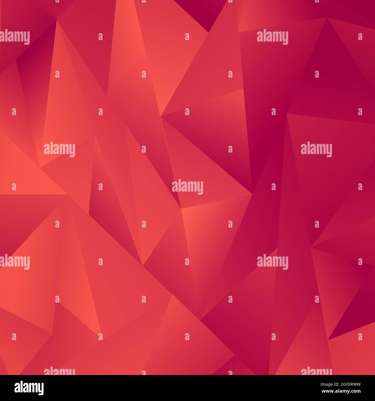 Abstract red gradient triangles of different sizes - Vector ...