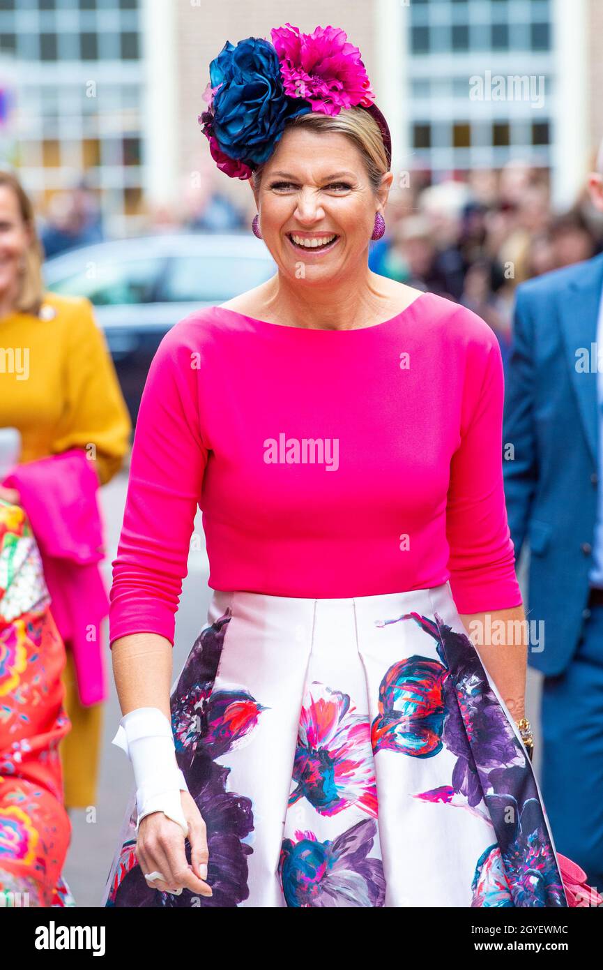 Assen, The Netherlands. 07th Oct, 2021. Queen Maxima at the opening of ...