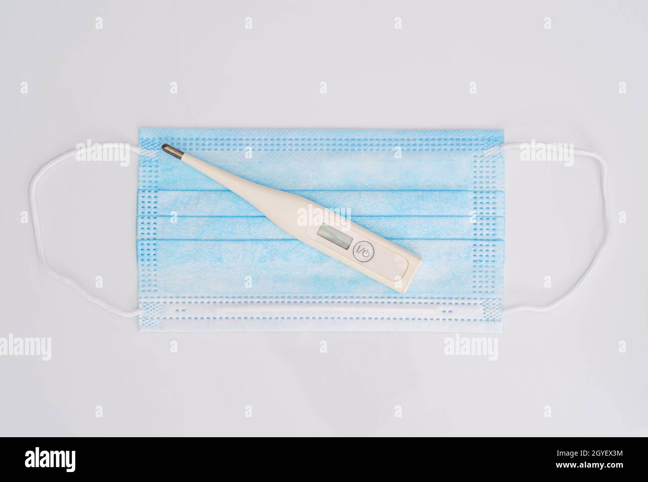 Medical respiratory surgical face mask filter with digital clinical ...