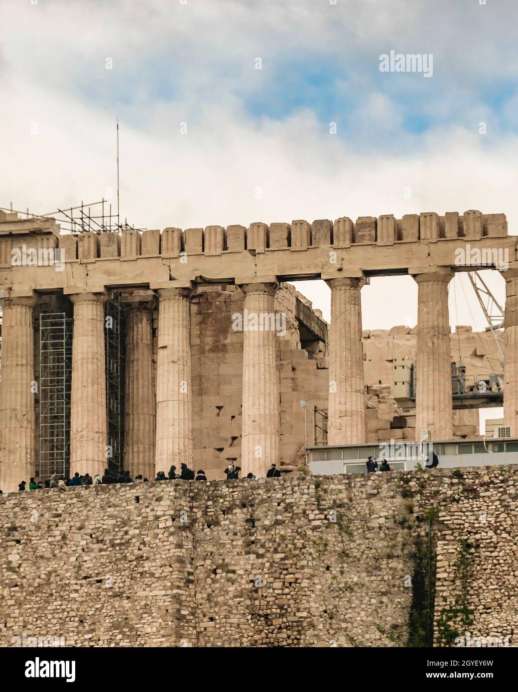 Famous parthenon building at acropolis of athens, greece Stock Photo - Alamy