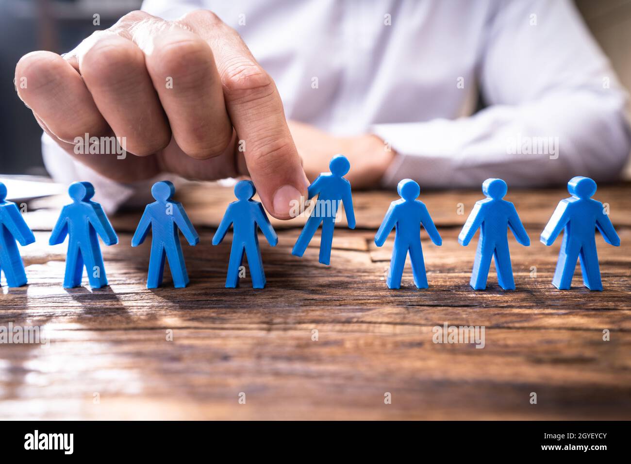Ideal Job Candidate And Client Profile Selection Stock Photo - Alamy