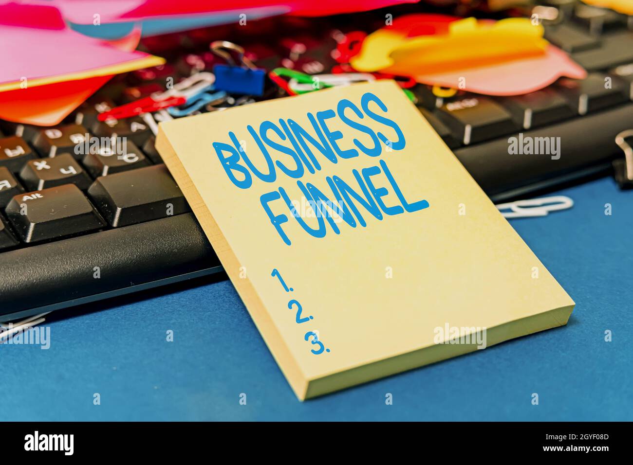 Writing displaying text Business Funnel, Business showcase purchasing ...