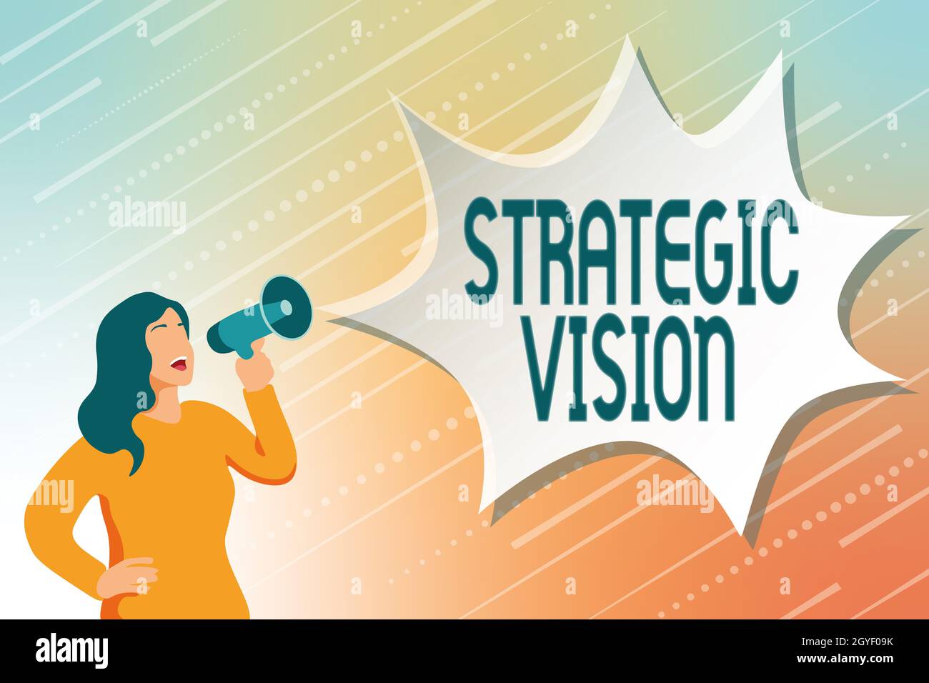 Inspiration showing sign Strategic Vision, Word for clarifies the ...