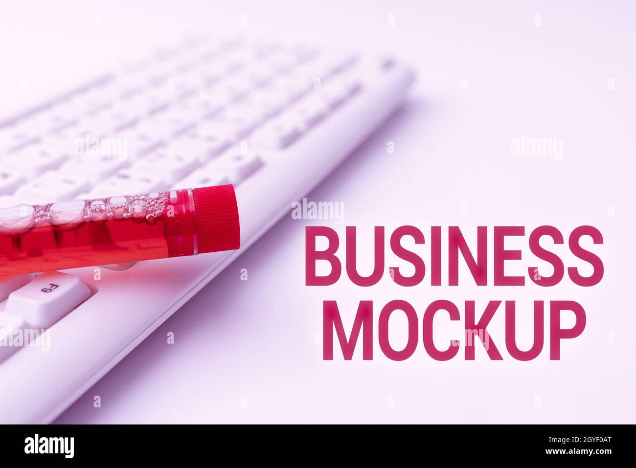 Conceptual display Business Mockup, Business overview scale or fullsize ...