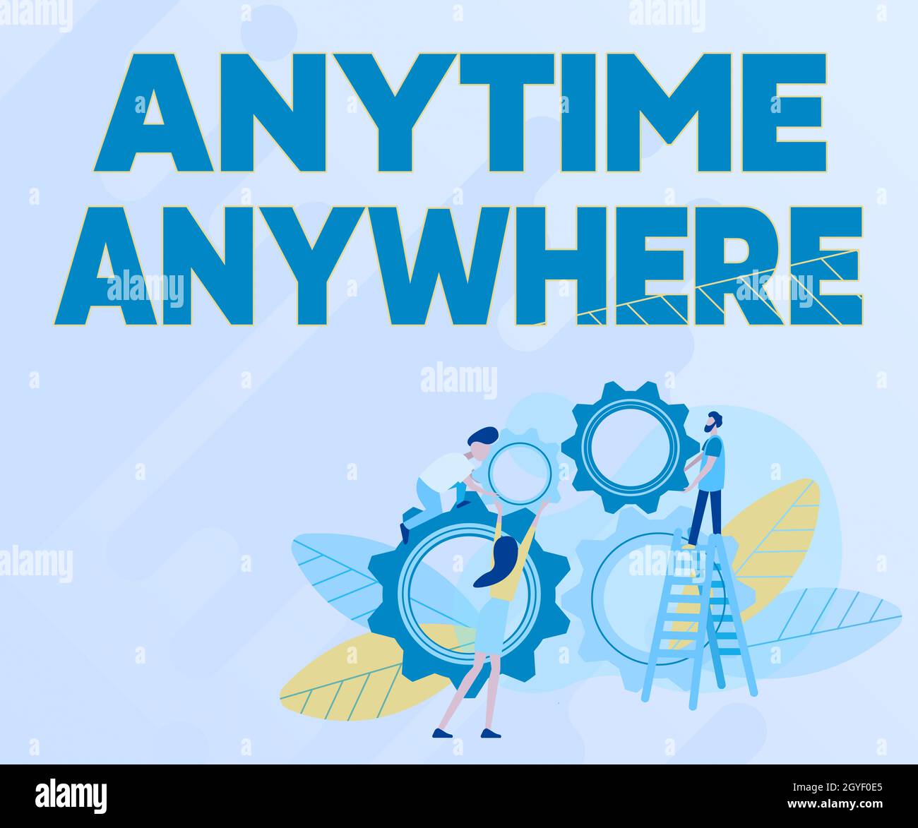 Anytime anywhere learning hi-res stock photography and images - Alamy