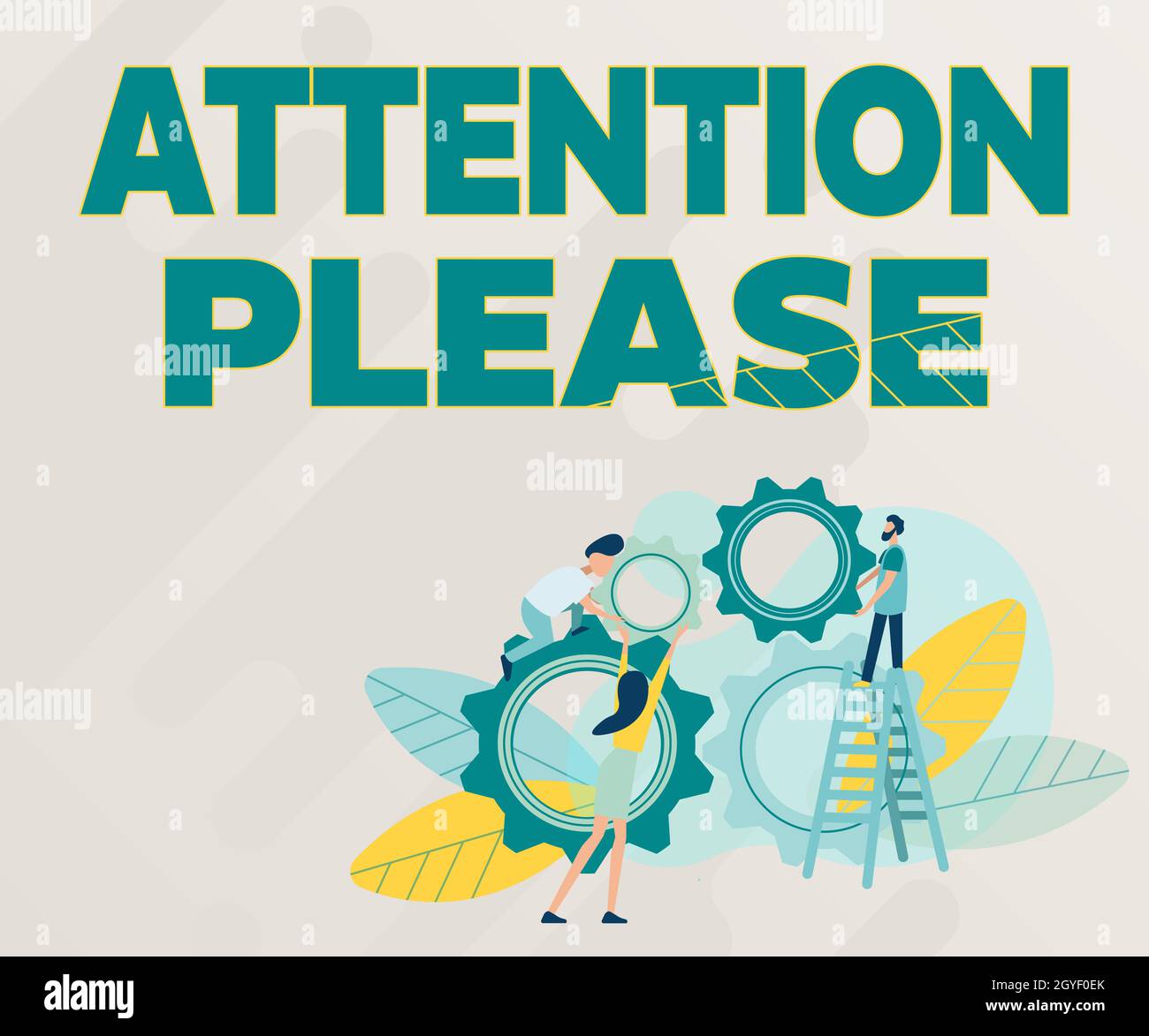 Text sign showing Attention Please, Internet Concept asking showing to ...