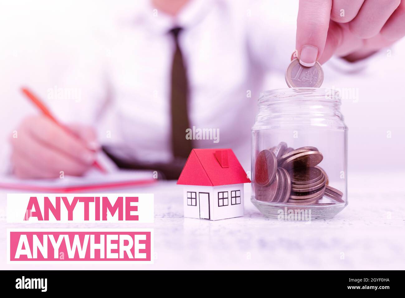 Anytime anywhere learning hi-res stock photography and images - Alamy