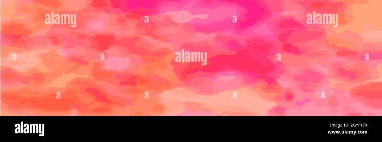 Realistic red painted watercolor abstract background - Vector ...