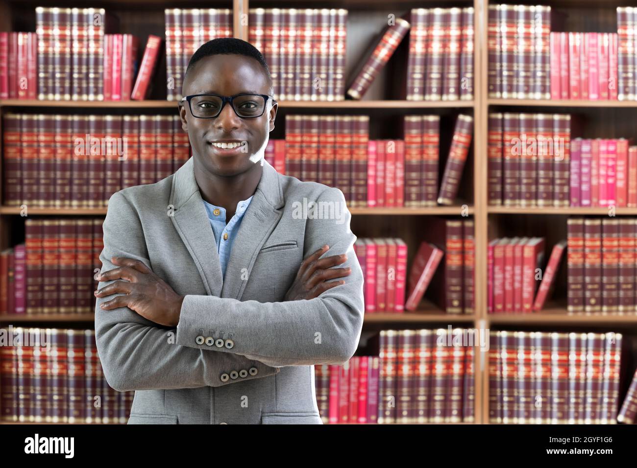 Portrait happy male legal hi-res stock photography and images - Alamy