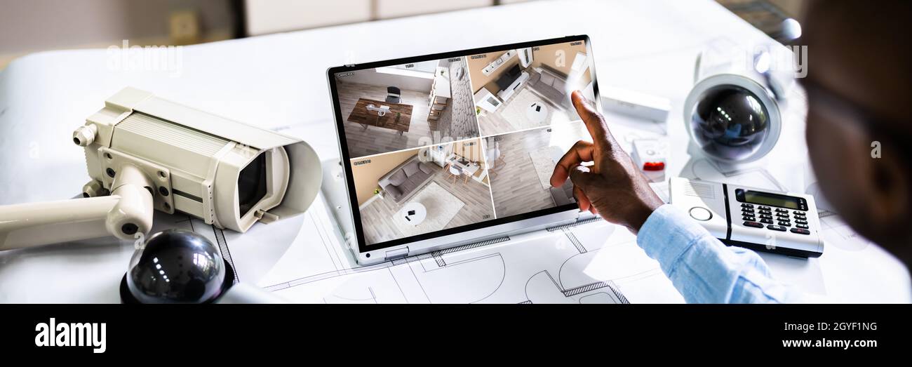 Access control cctv system hi-res stock photography and images - Alamy