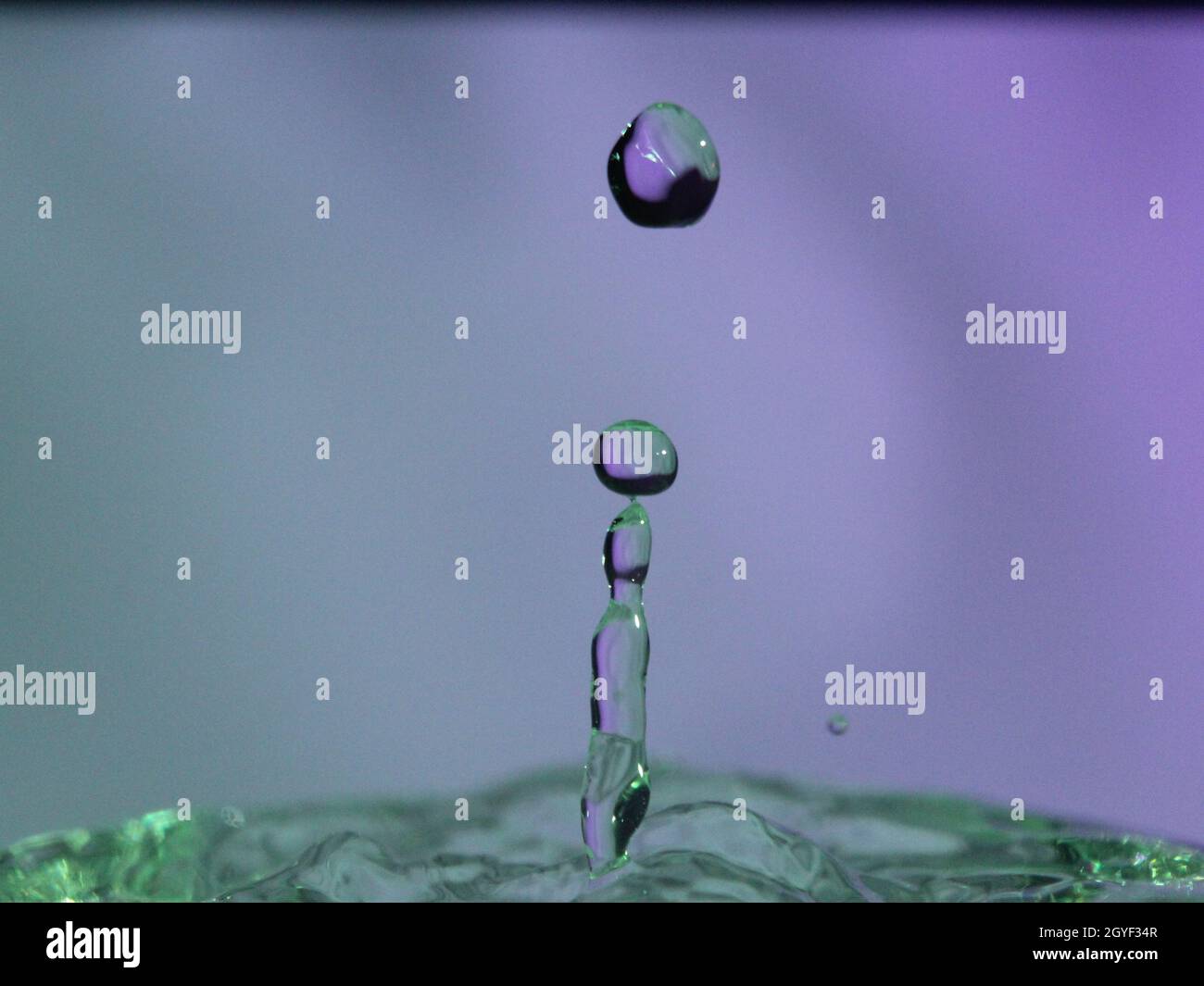 Abstract Colors colliding drops different fluids funds forms Stock ...