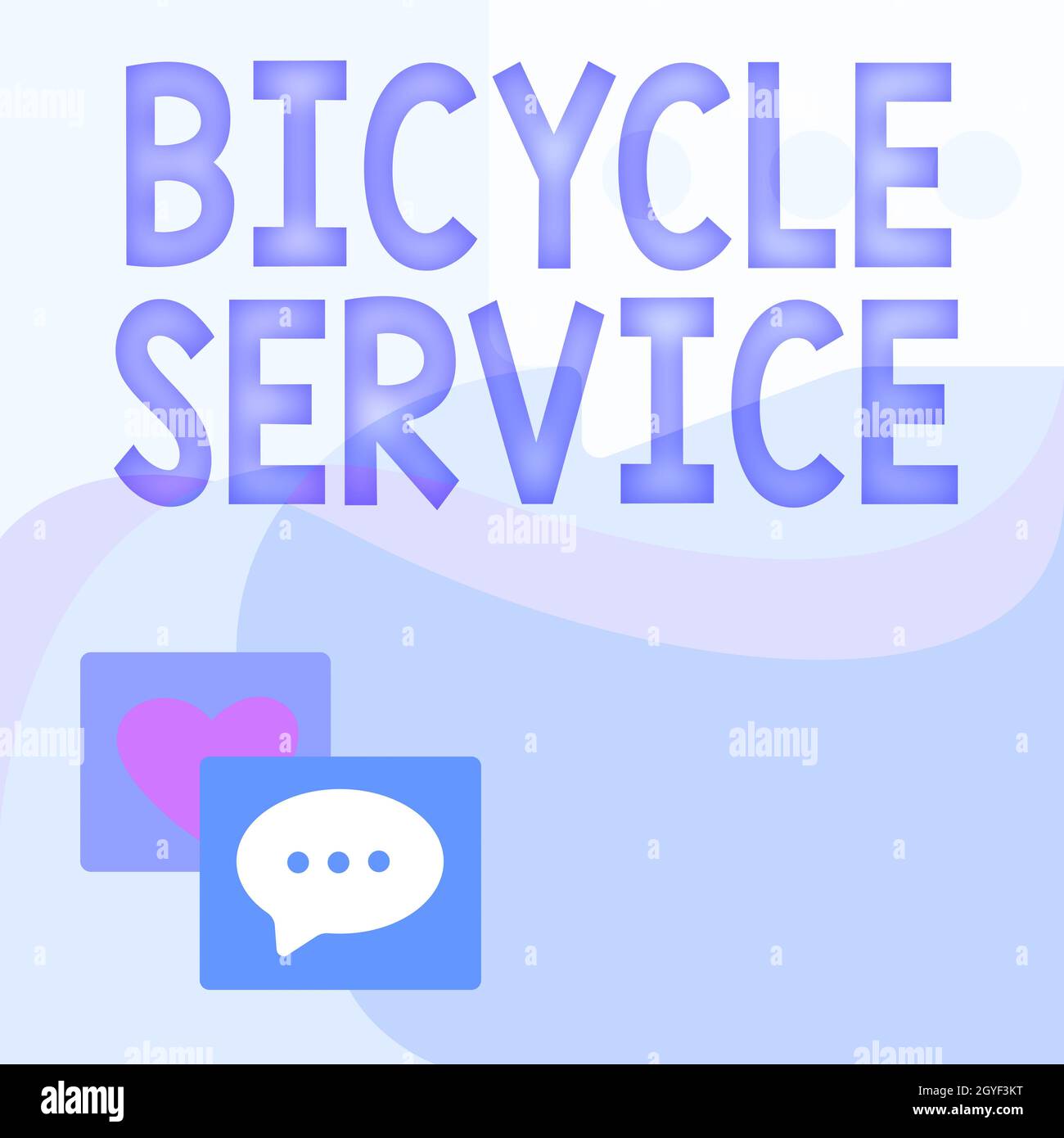 Hand writing sign Bicycle Service, Business overview offering services ...