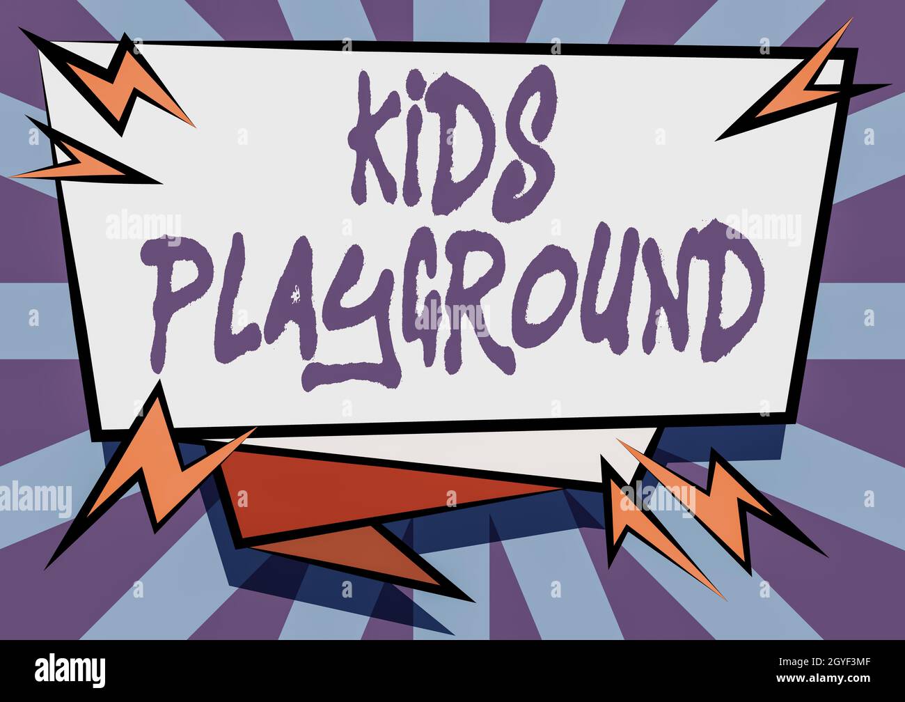 Inspiration showing sign Kids Playground, Concept meaning piece of land ...