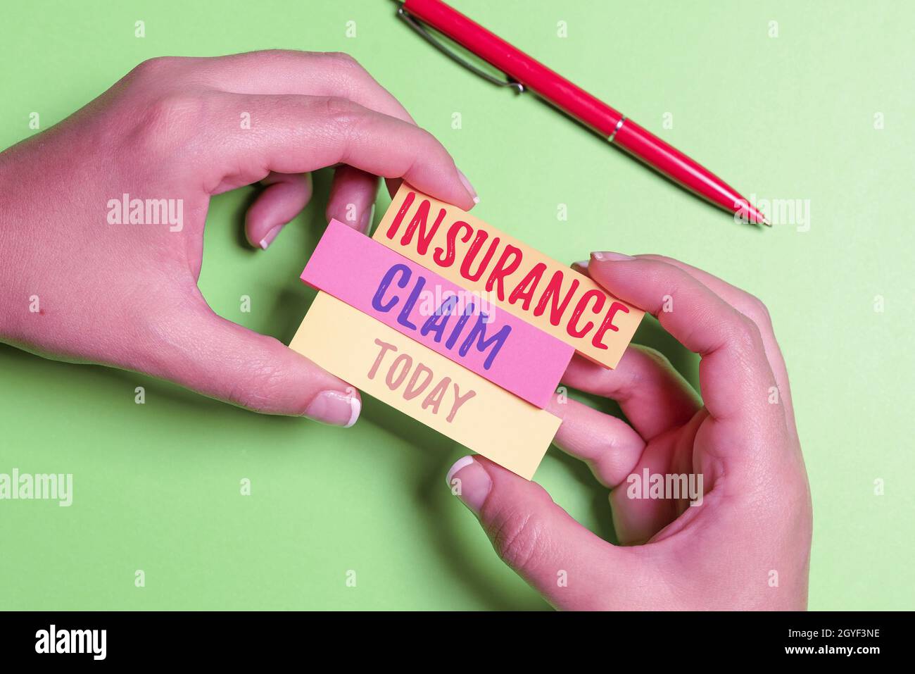 Text showing inspiration Insurance Claim, Concept meaning coverage or ...