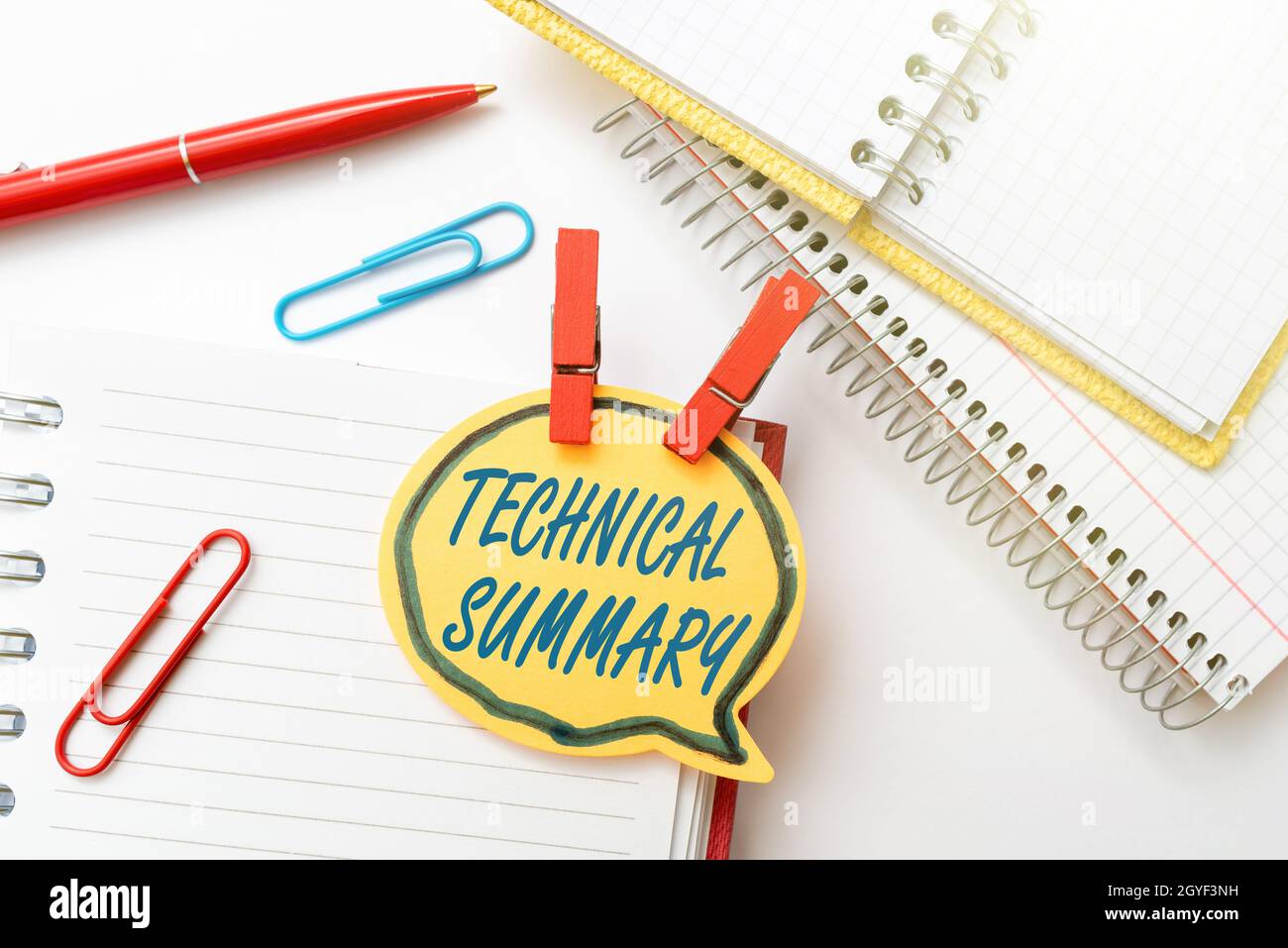 Conceptual caption Technical Summary, Business concept includes ...