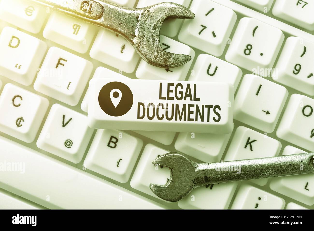 Conceptual caption Legal Documents, Business idea a document concerning ...