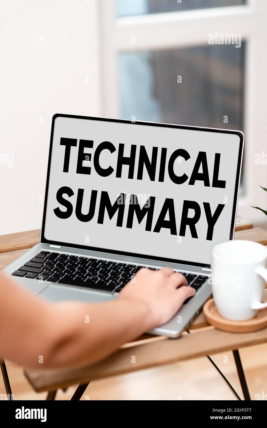 Summary specification hi-res stock photography and images - Alamy