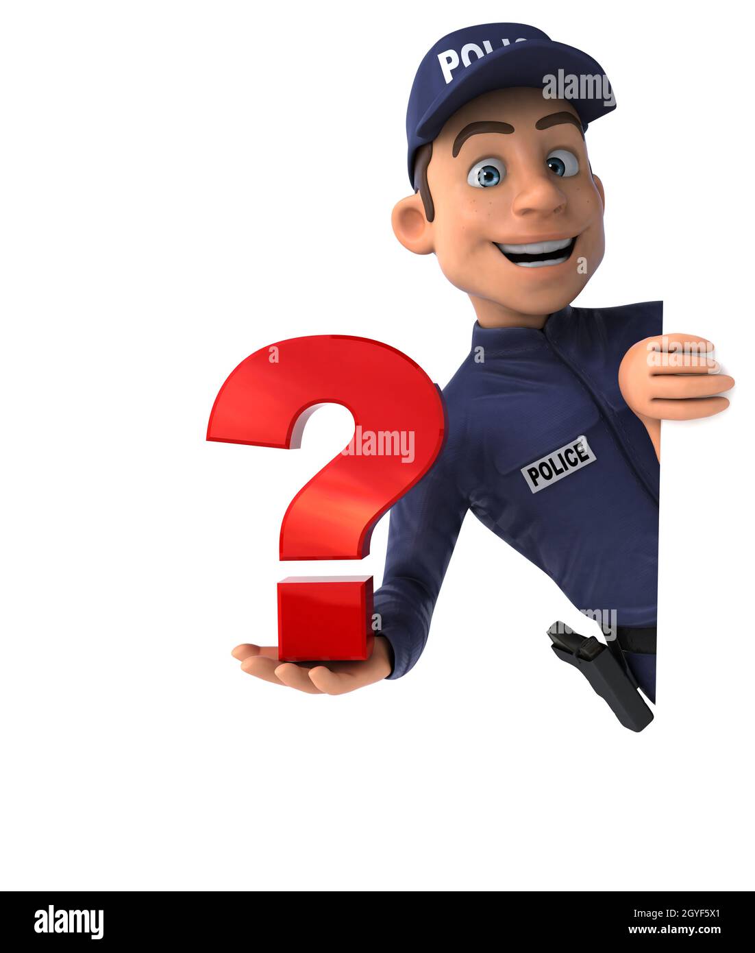 3d security people illustration policeman hi-res stock photography and ...