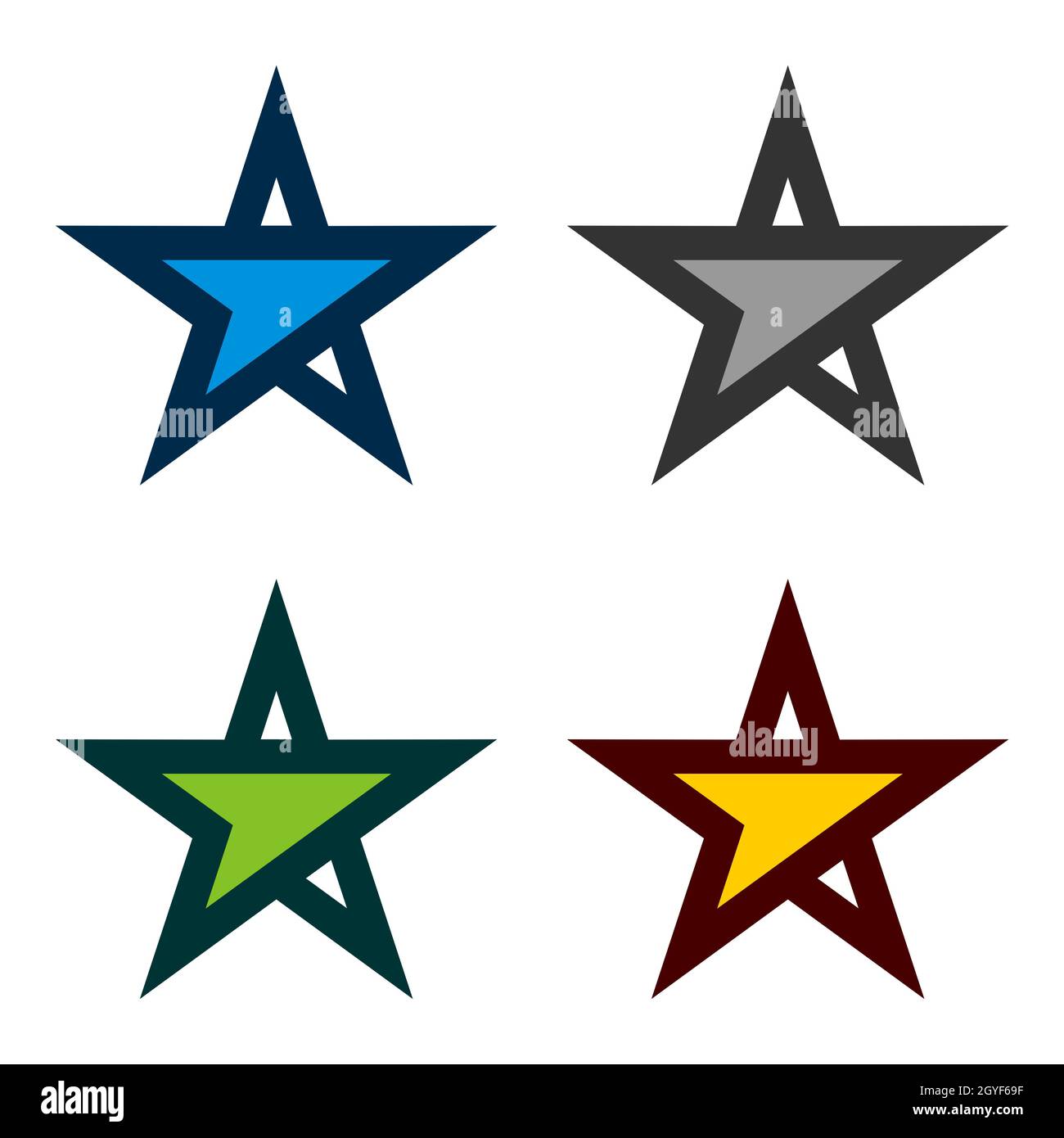 Black Star And Arrow Logo