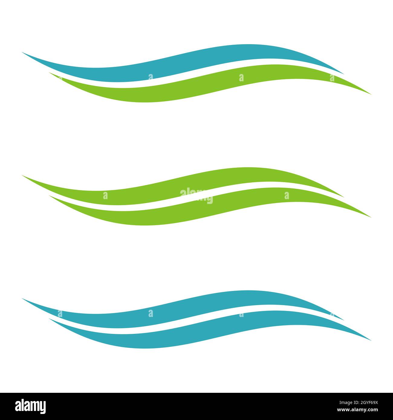 Set Vector Swoosh Accent Logo Template Illustration Design. Vector EPS ...