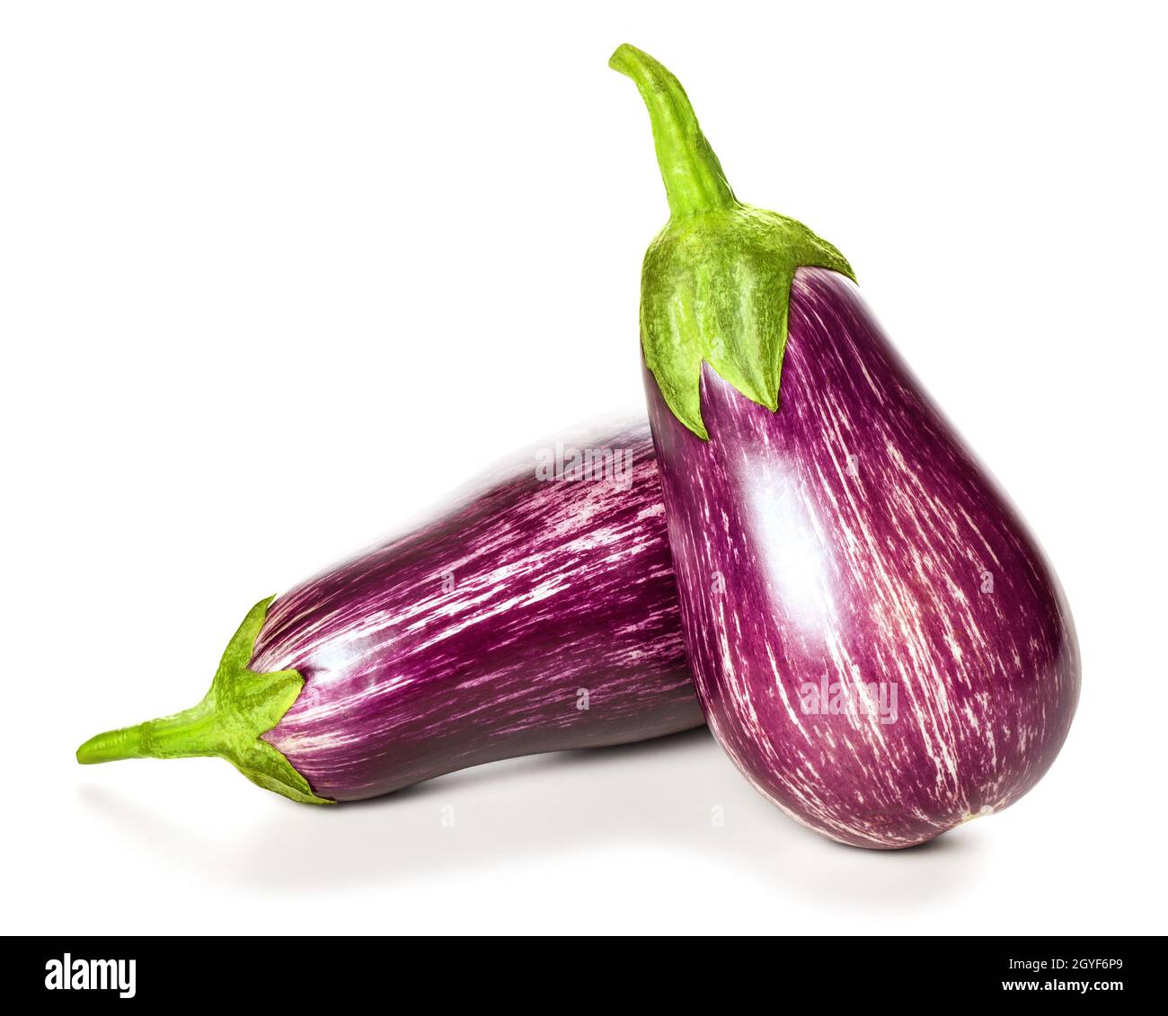 Three striped eggplant graffiti isolated on white background Stock ...