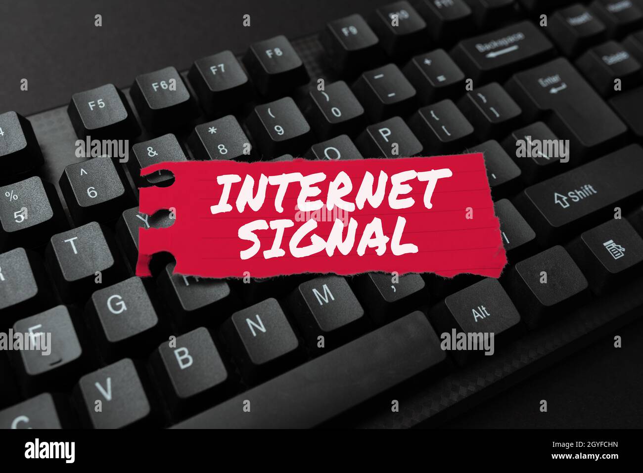 Hand writing sign Internet Signal, Business approach signal strength ...