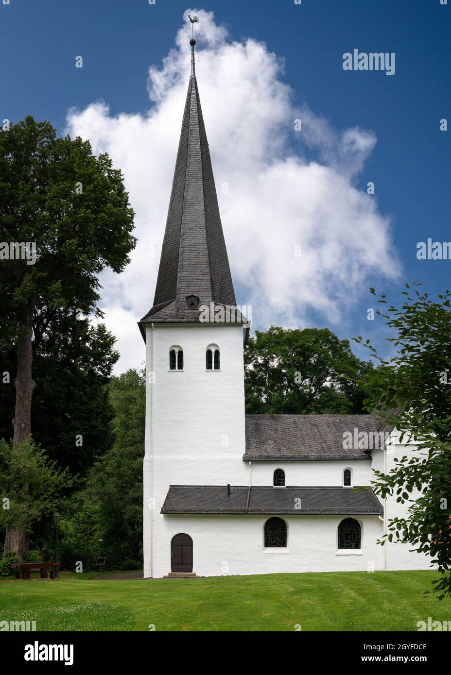 Medieval church of Wiedenest, Bergneustadt, Bergisches Land, Germany ...