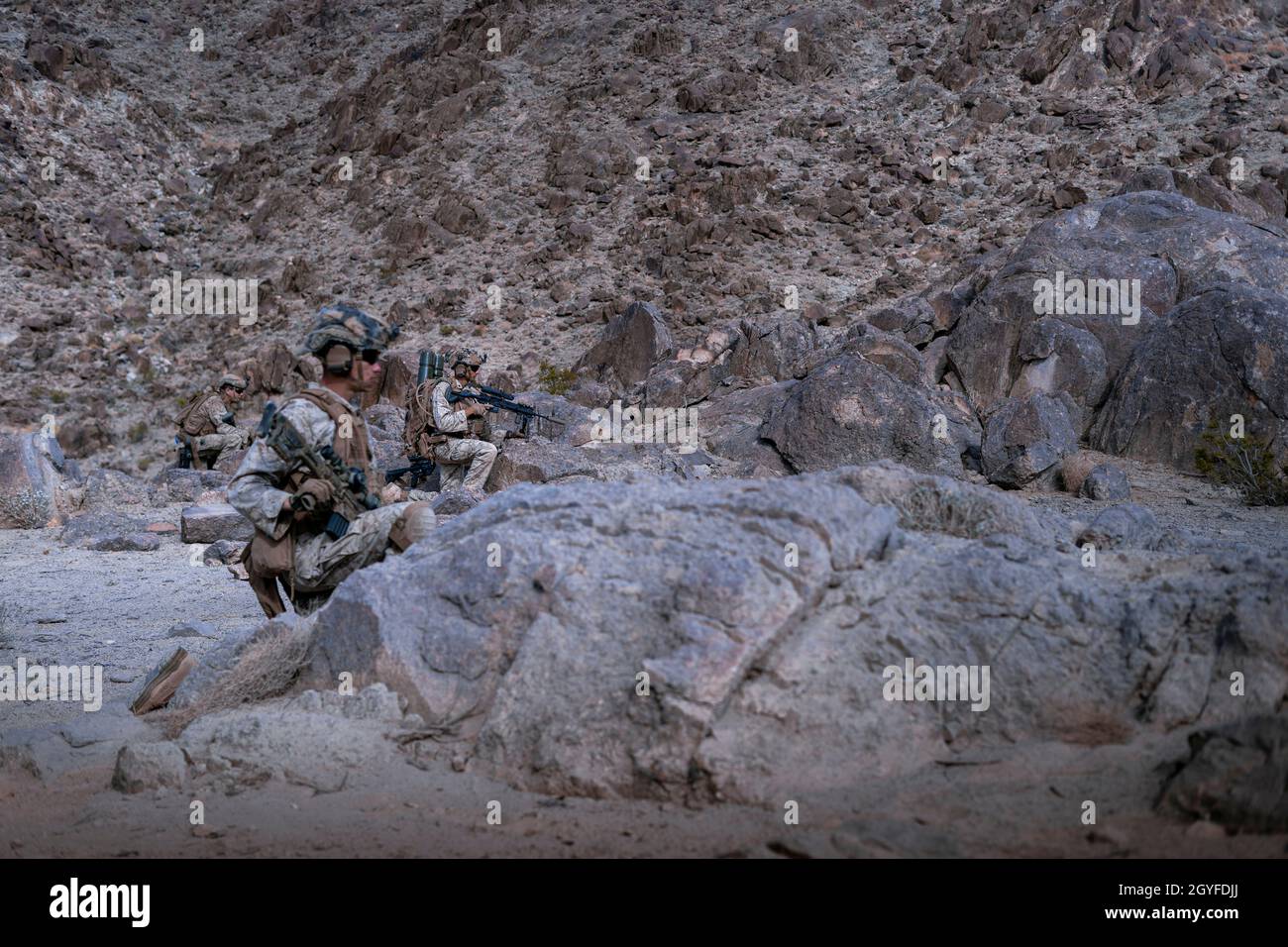 U.S. Marines with 1st Battalion, 3d Marines, participate in company ...