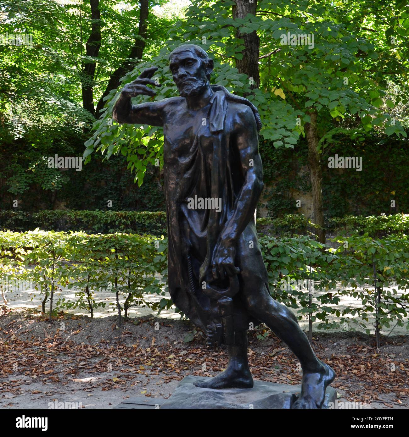 Statue in Rodin Museum in Paris Stock Photo - Alamy