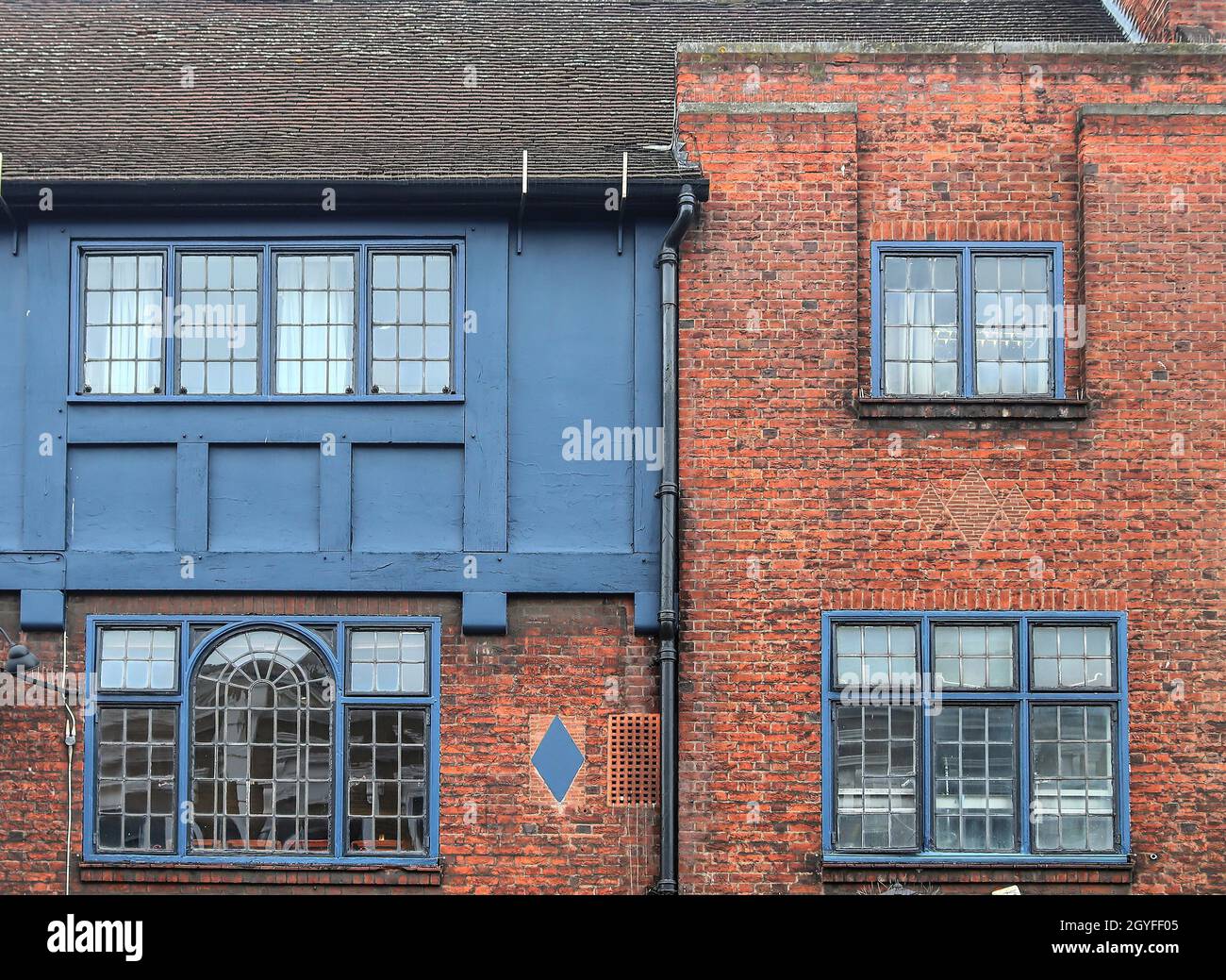 Beautiful british architecture and facades of residential buildings the ...