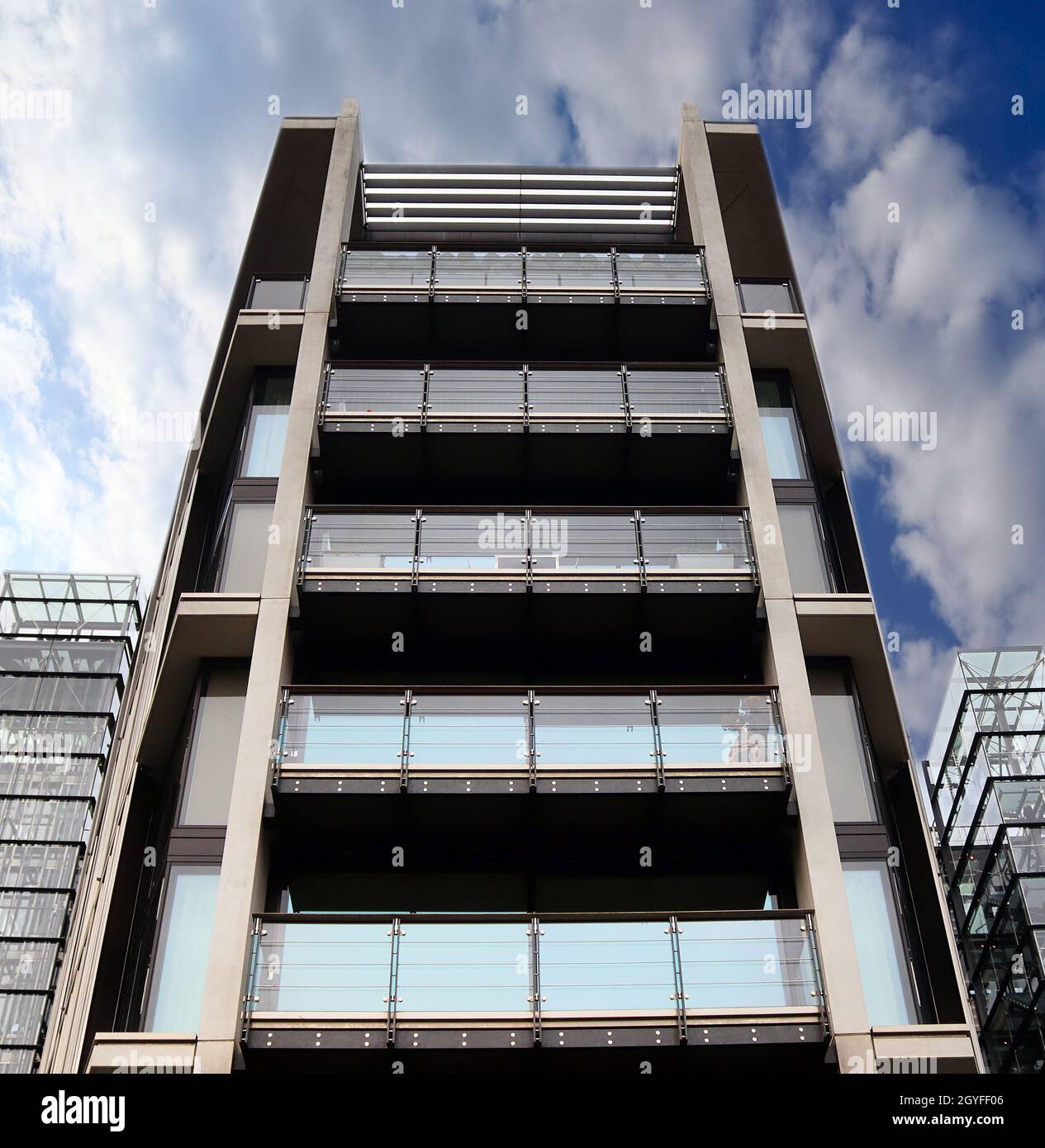 Beautiful british architecture and facades of residential buildings the ...