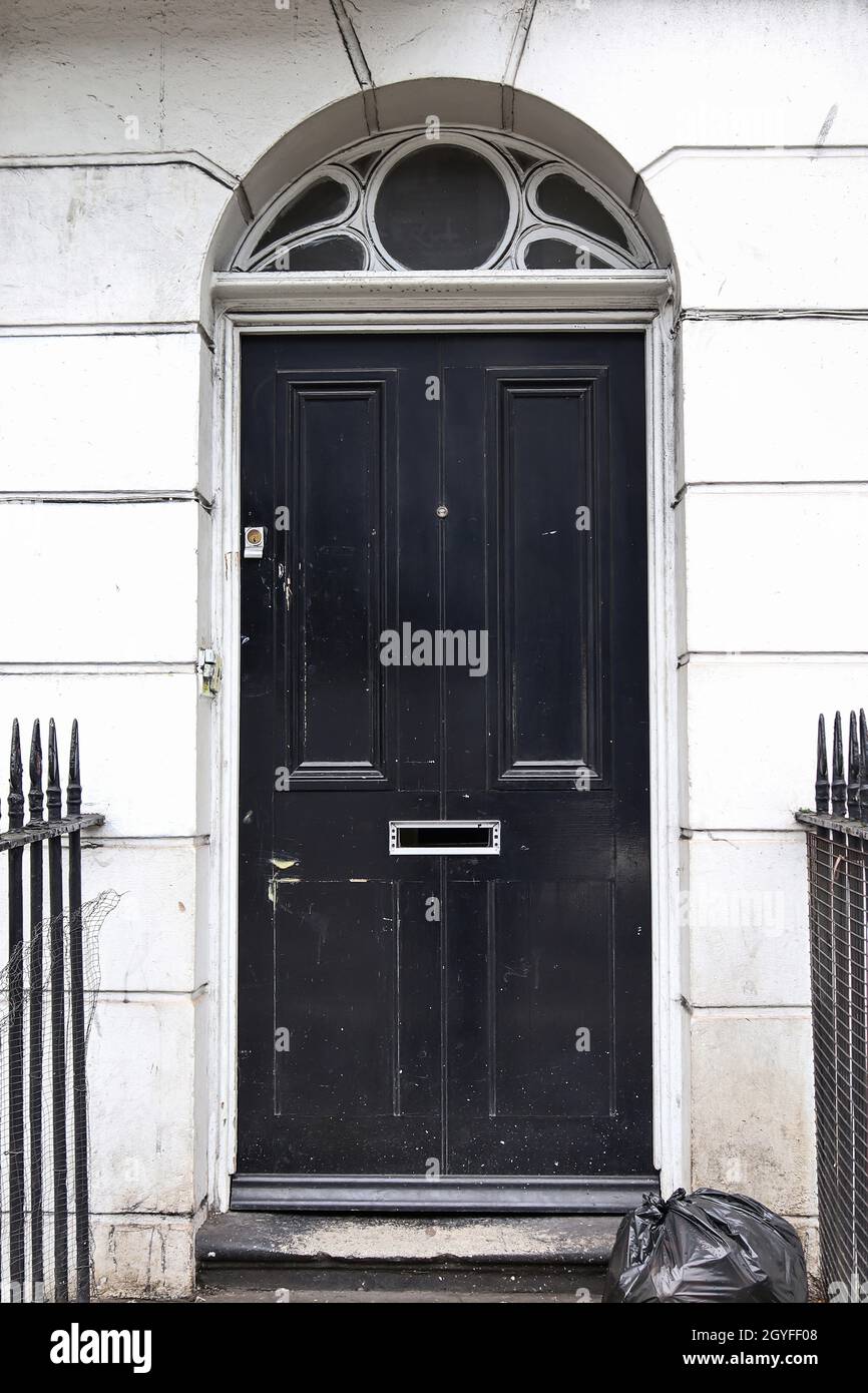 Beautiful british architecture and facades of residential buildings the ...