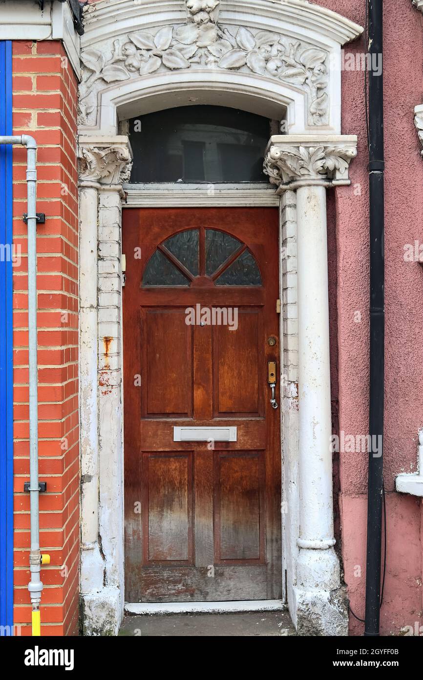 Beautiful british architecture and facades of residential buildings the ...