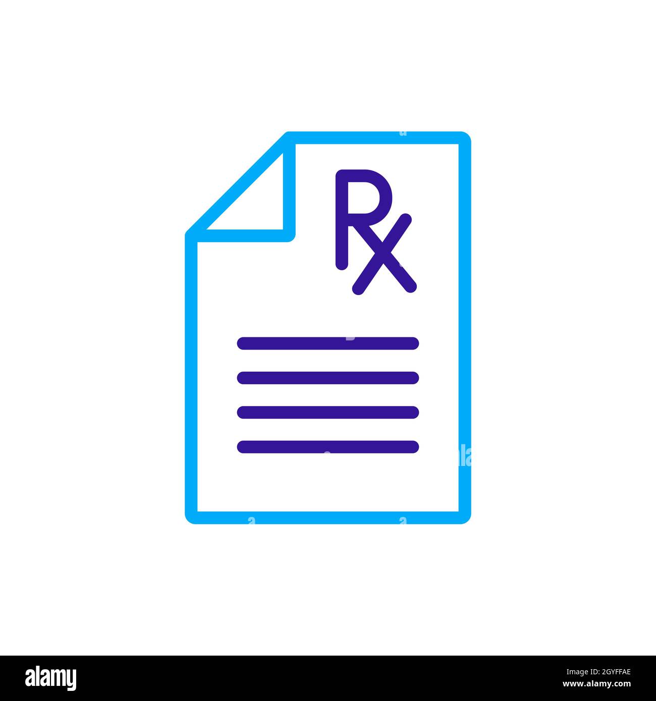 Medical prescription Rx sign icon. Medicine and healthcare, medical ...