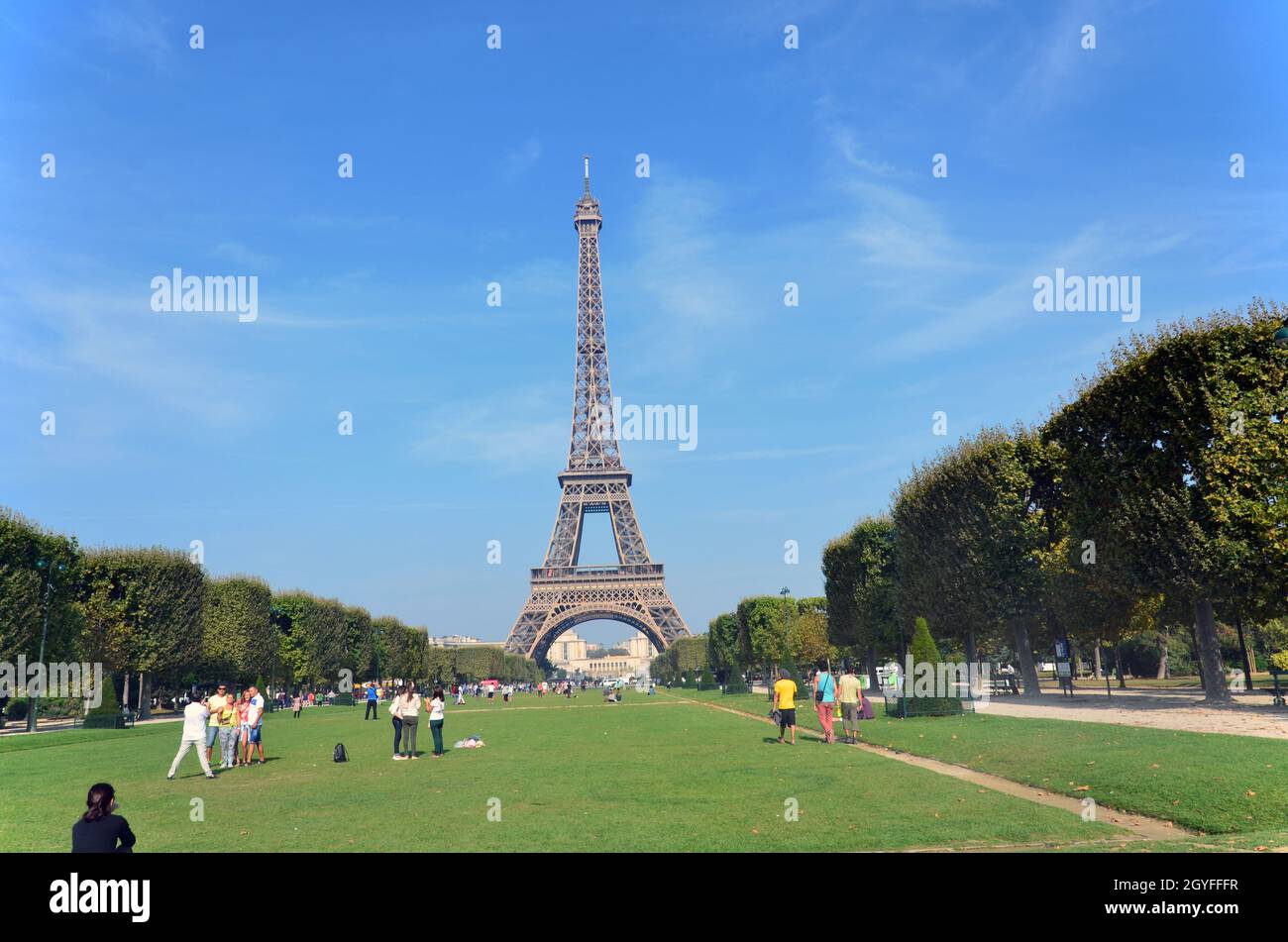 Eiffel Tower - The most famous symbol of Paris Stock Photo - Alamy