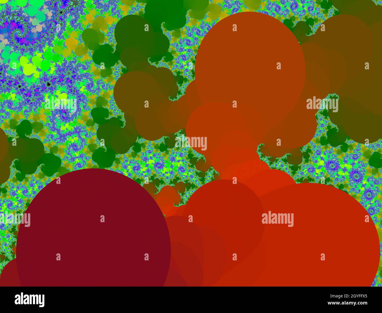 Colorful and mathematical fractal backgrounds in complex numbers Stock ...