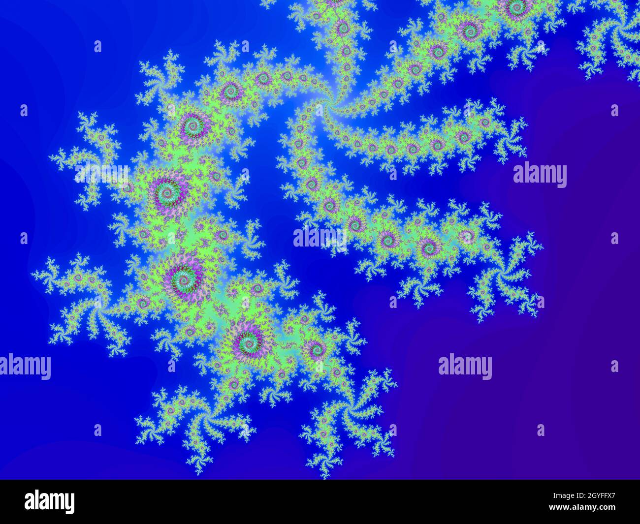 Beautiful zoom into the infinite mathematical mandelbrot set fractal ...