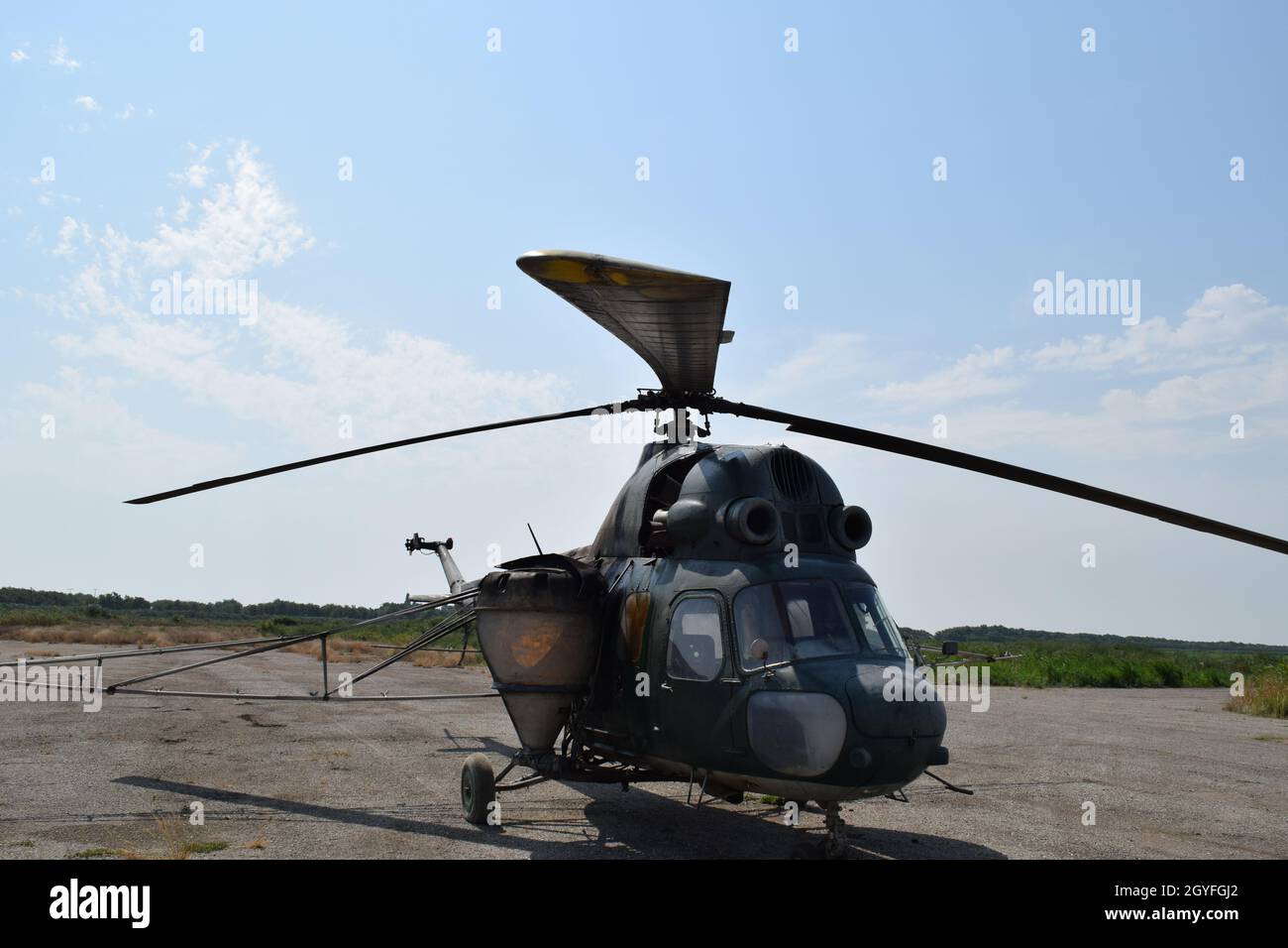 Helicopter Aircraft Spraying High Resolution Stock Photography and ...