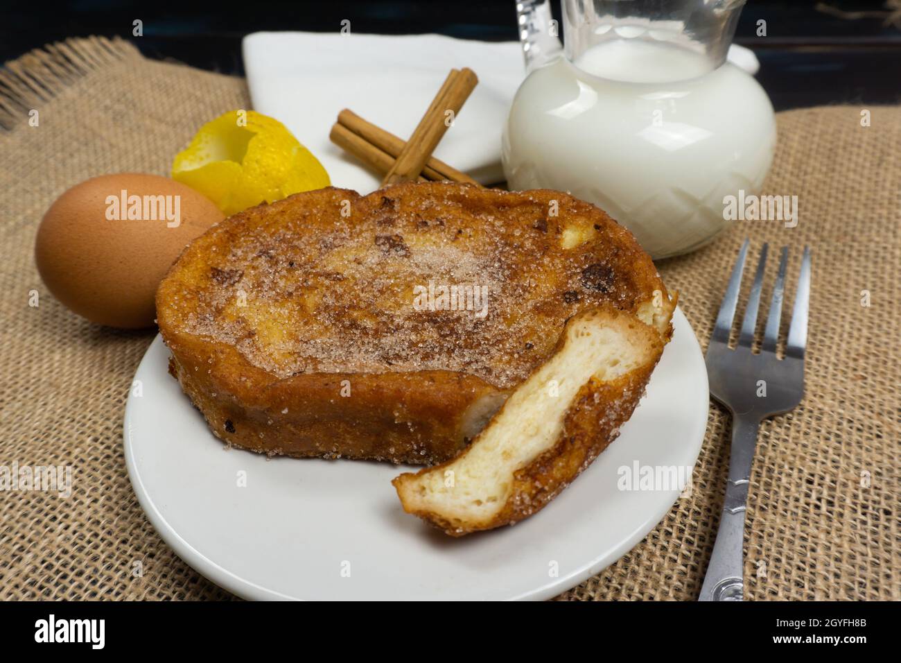 torrijas with honey typical easter dessert in spain Stock Photo - Alamy