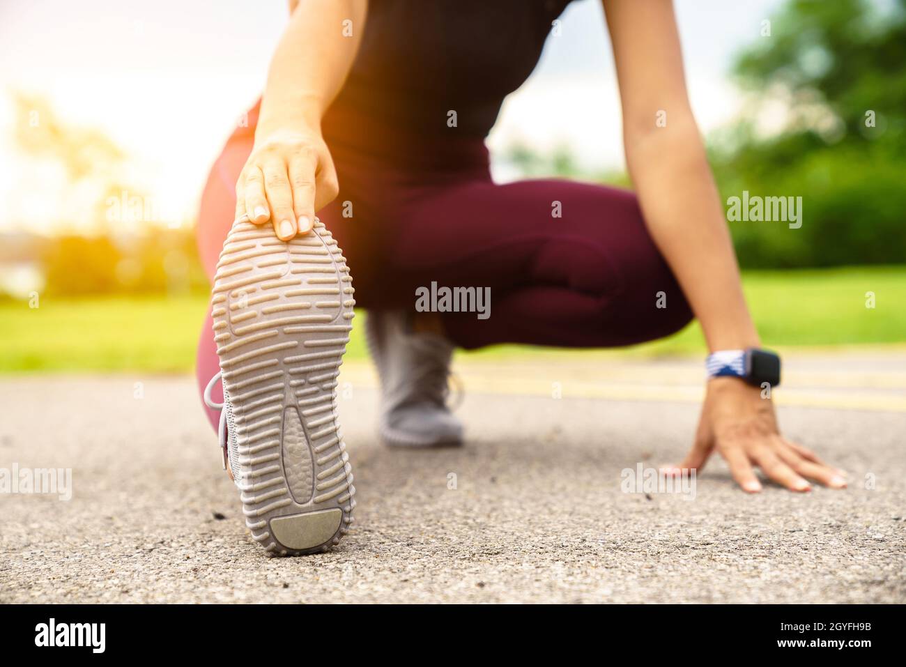 Warm up body hi-res stock photography and images - Alamy